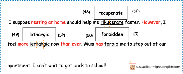 PSLE 2019 Editing | Answers Explained! - Lil' but Mighty