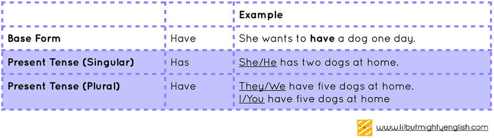 Lower Primary | Using “Has-Have-Had” Correctly!