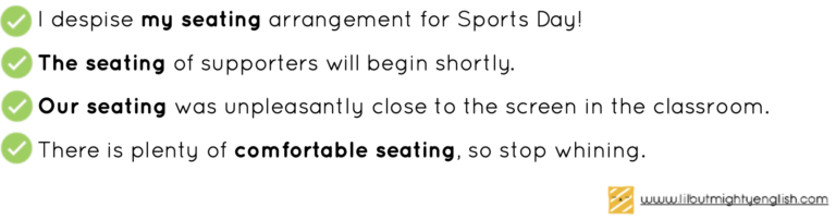Who Sat Beside Trump? Decoding the Grammar of Sit and Seat